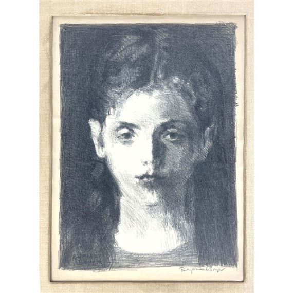 Raphael Soyer | RAPHAEL SOYER Signed Original Lithograph Print ...