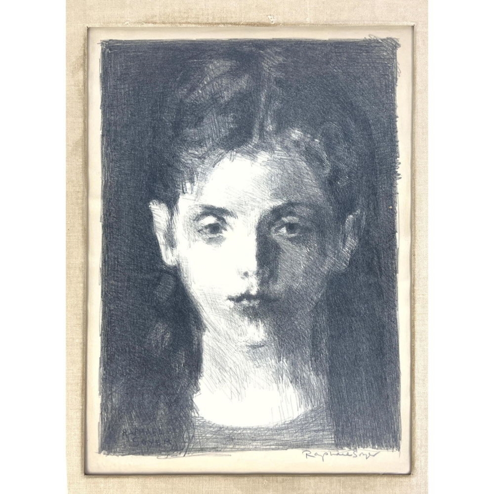 Raphael Soyer | RAPHAEL SOYER Signed Original Lithograph Print ...