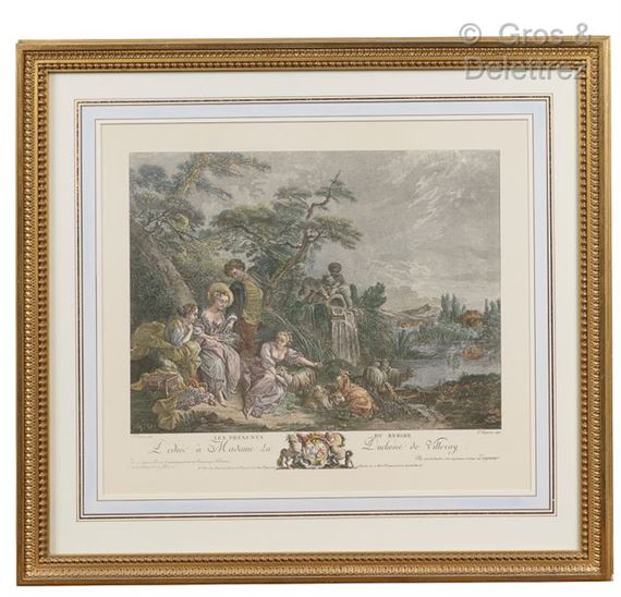 François Boucher | The shepherd's gifts | MutualArt