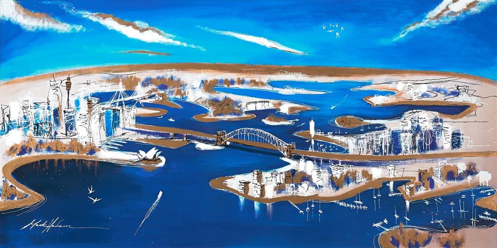 Mark Hanham | Aerial View of the Mouth of Sydney Harbour | MutualArt