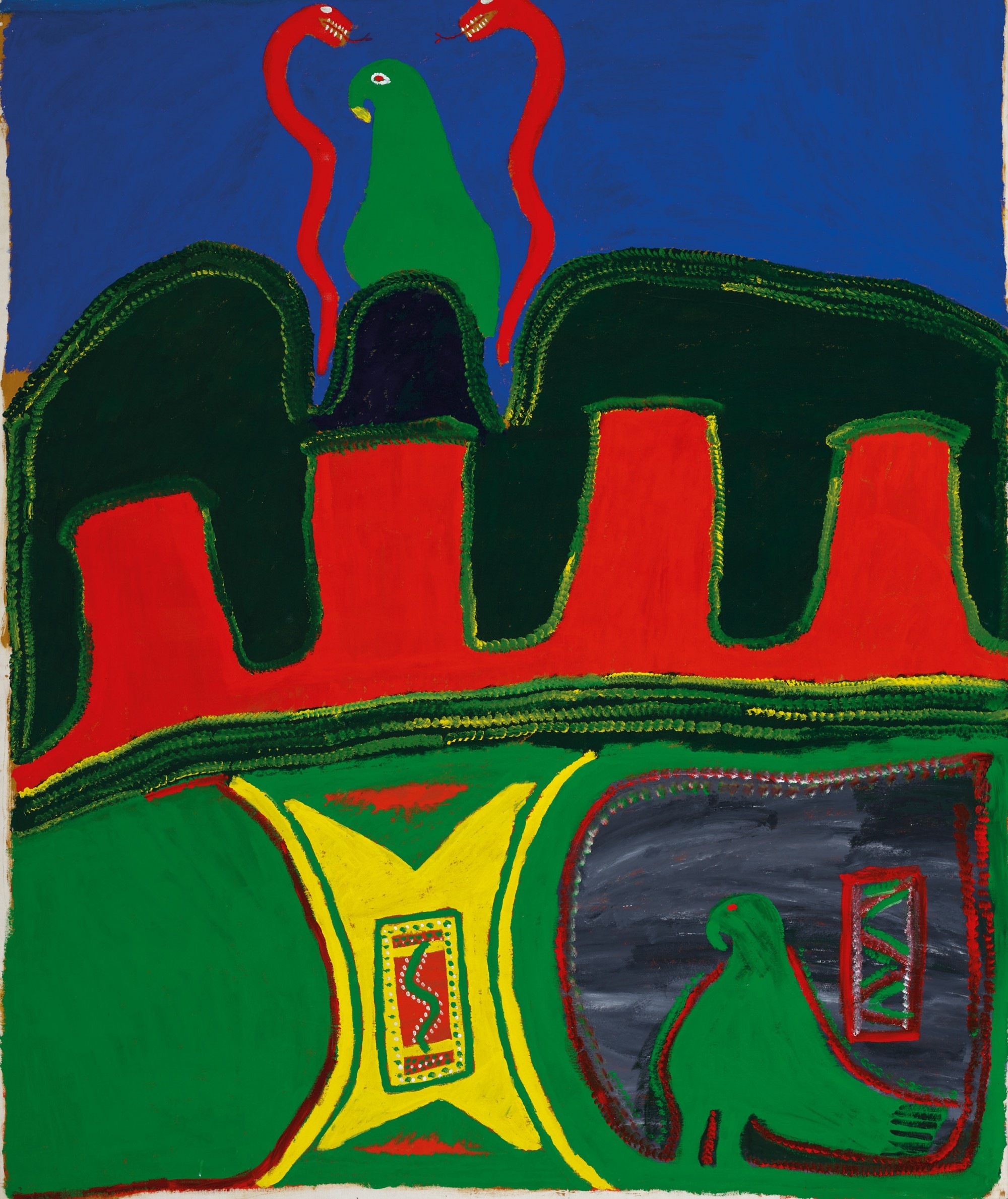 Ginger Riley Munduwalawala | THE ARTIST’S COUNTRY: THE FOUR ARCHES ...