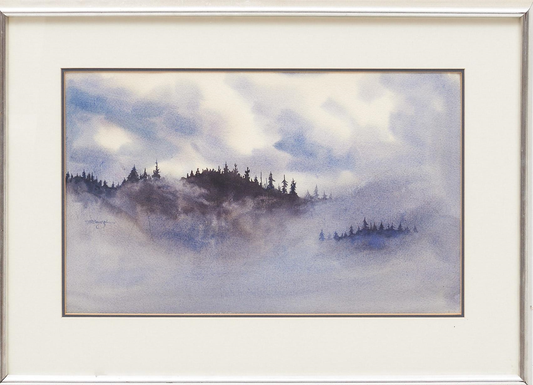 Ivan Ellis McDougal | misty mountain scene | MutualArt