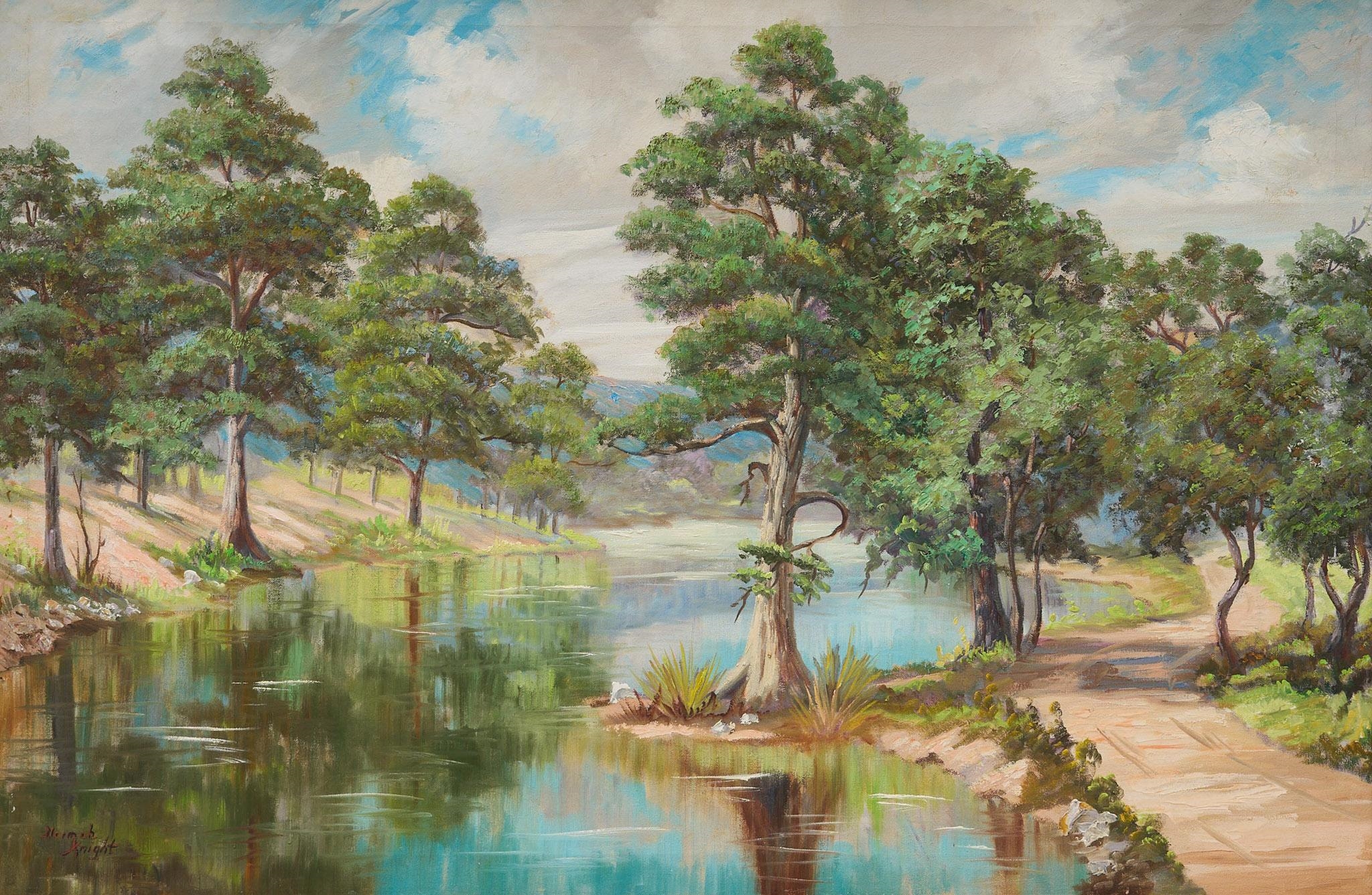 Normah Knight | riverscape | MutualArt