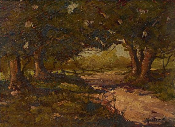 Bill Markowski | rural forest road | MutualArt
