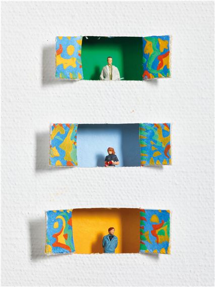 Riccardo Gusmaroli | Personaggi alla finestra (2004) | MutualArt