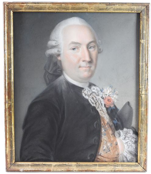 Charles Naudin | Portrait of a man of quality (1759) | MutualArt