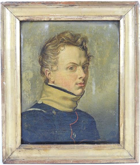 French School, 19th Century | Portrait of Léon Désiré at the age of 17 ...