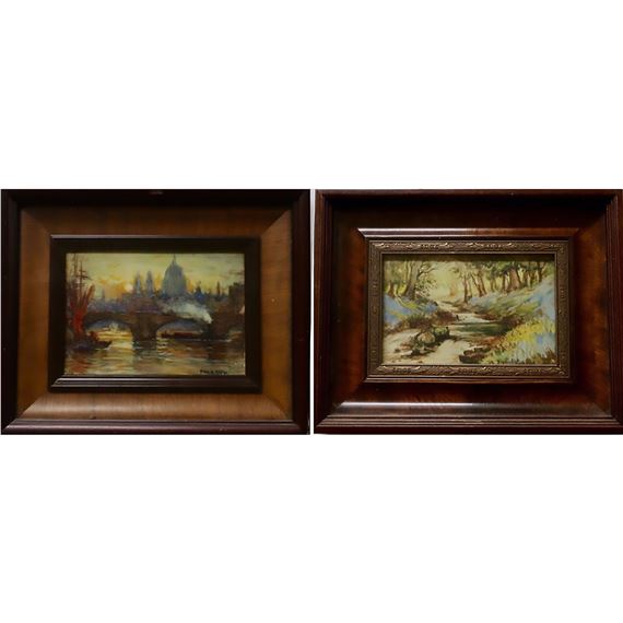 Maria Eaton | RIVER THAMES & WOODLAND CREEK | MutualArt