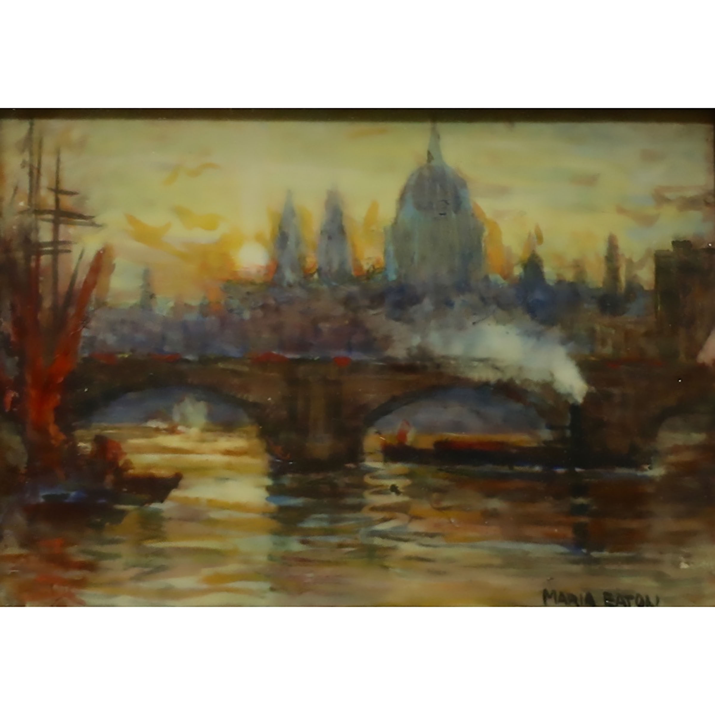 Maria Eaton | RIVER THAMES & WOODLAND CREEK | MutualArt