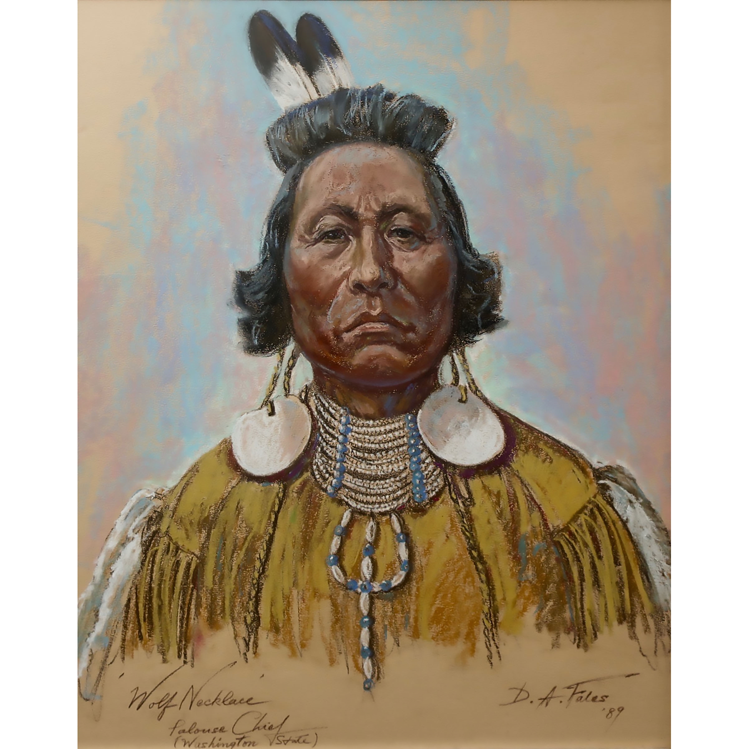 Douglas Fales | 'WOLF NECKLACE' PALOUSE CHIEF (WASHINGTON STATE) (89 ...