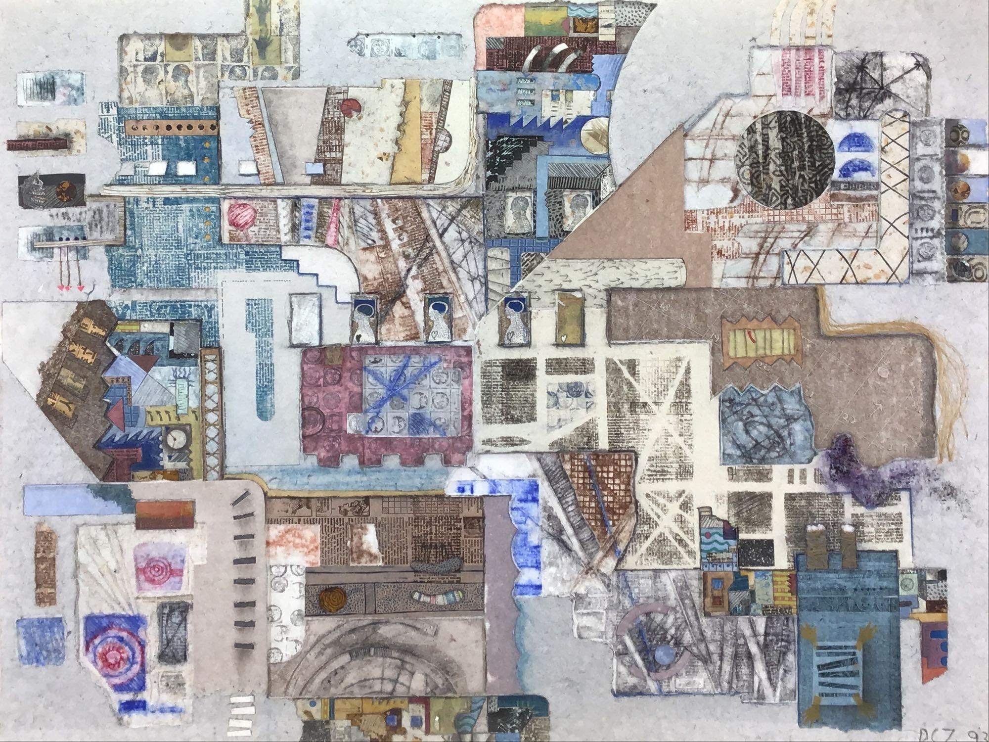 Douglas Zucco | Geometric collage | MutualArt