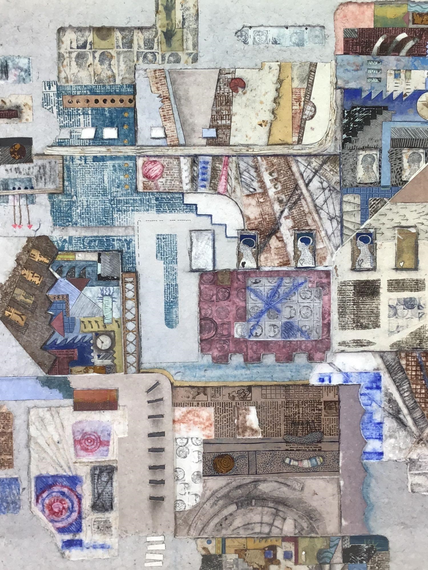 Douglas Zucco | Geometric collage | MutualArt