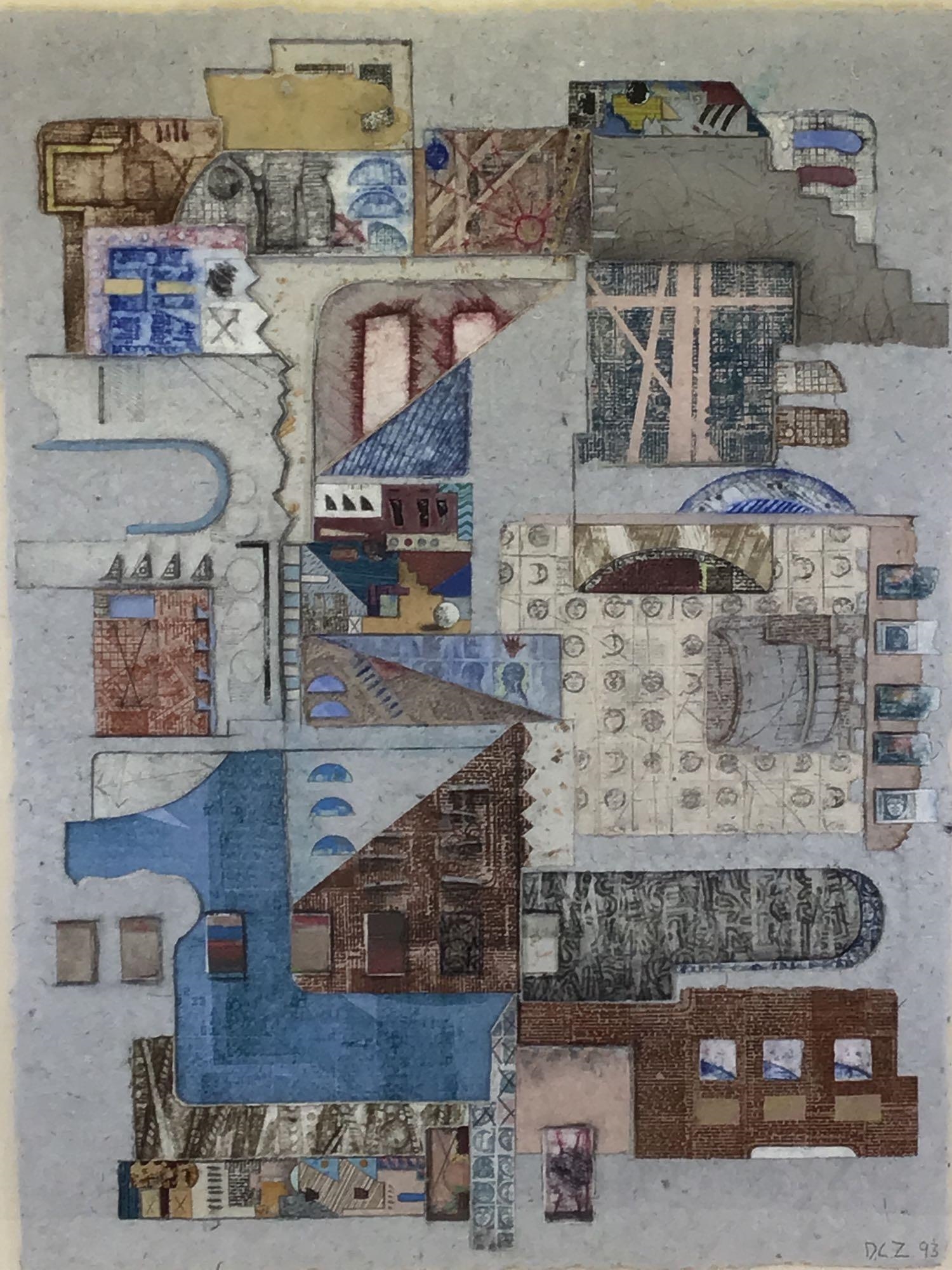 Douglas Zucco | Geometric collage | MutualArt