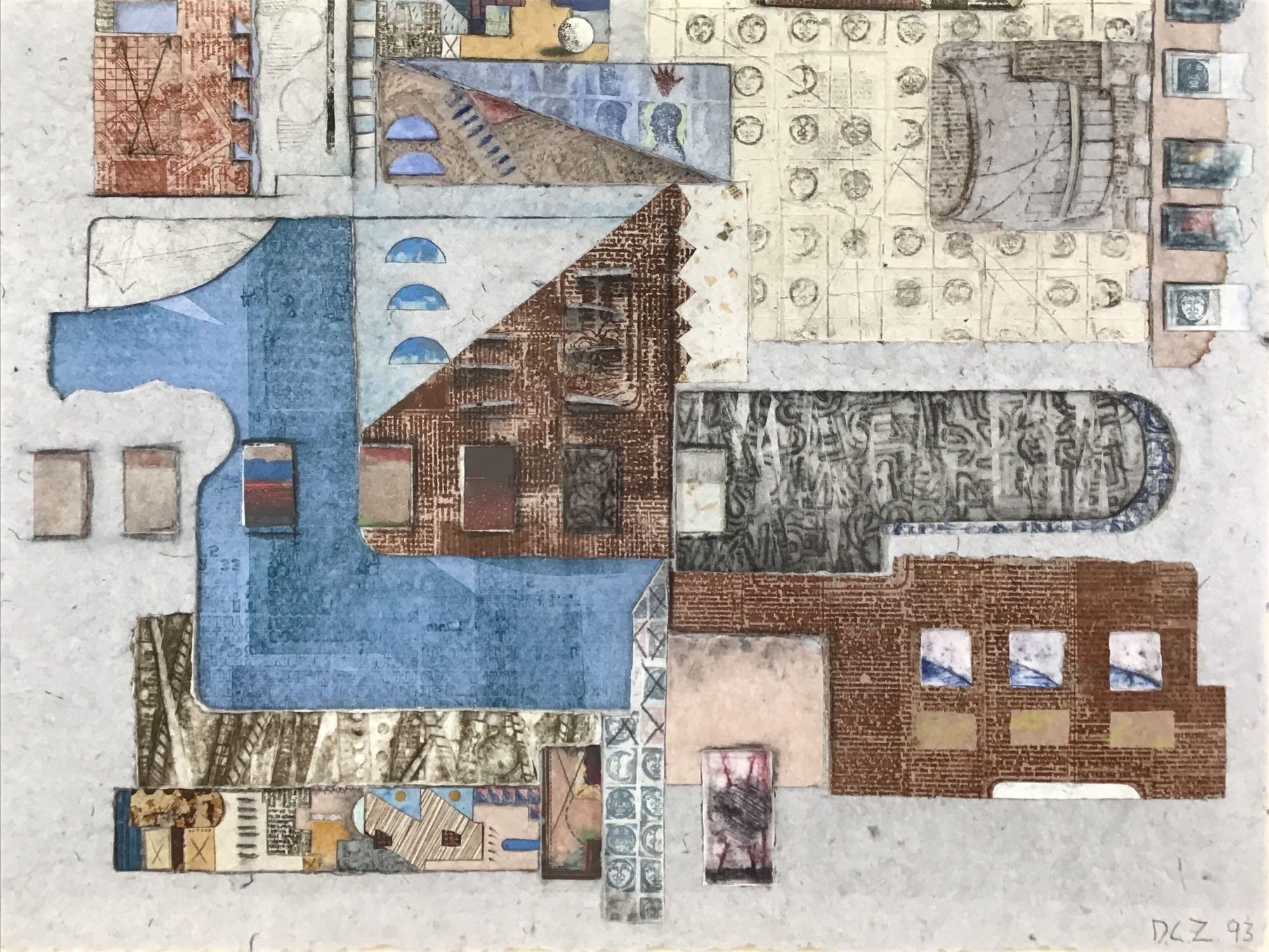Douglas Zucco | Geometric collage | MutualArt