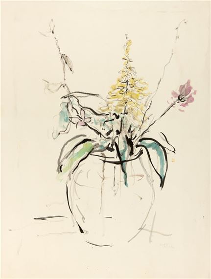 Anna Ticho | VASE MIT BLUMEN | MutualArt