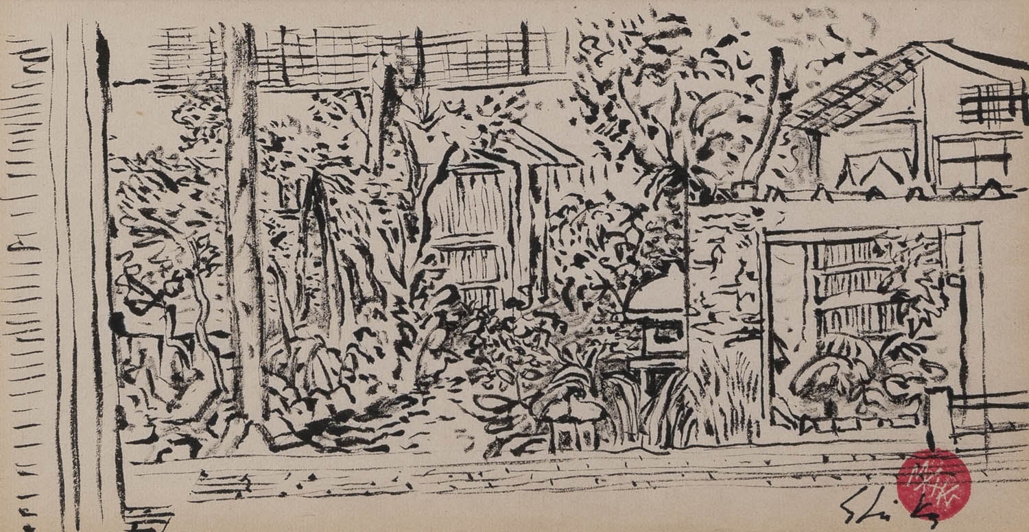 Nikos Hadjikyriakos-Ghika | Seven drawings from Japan (12) | MutualArt