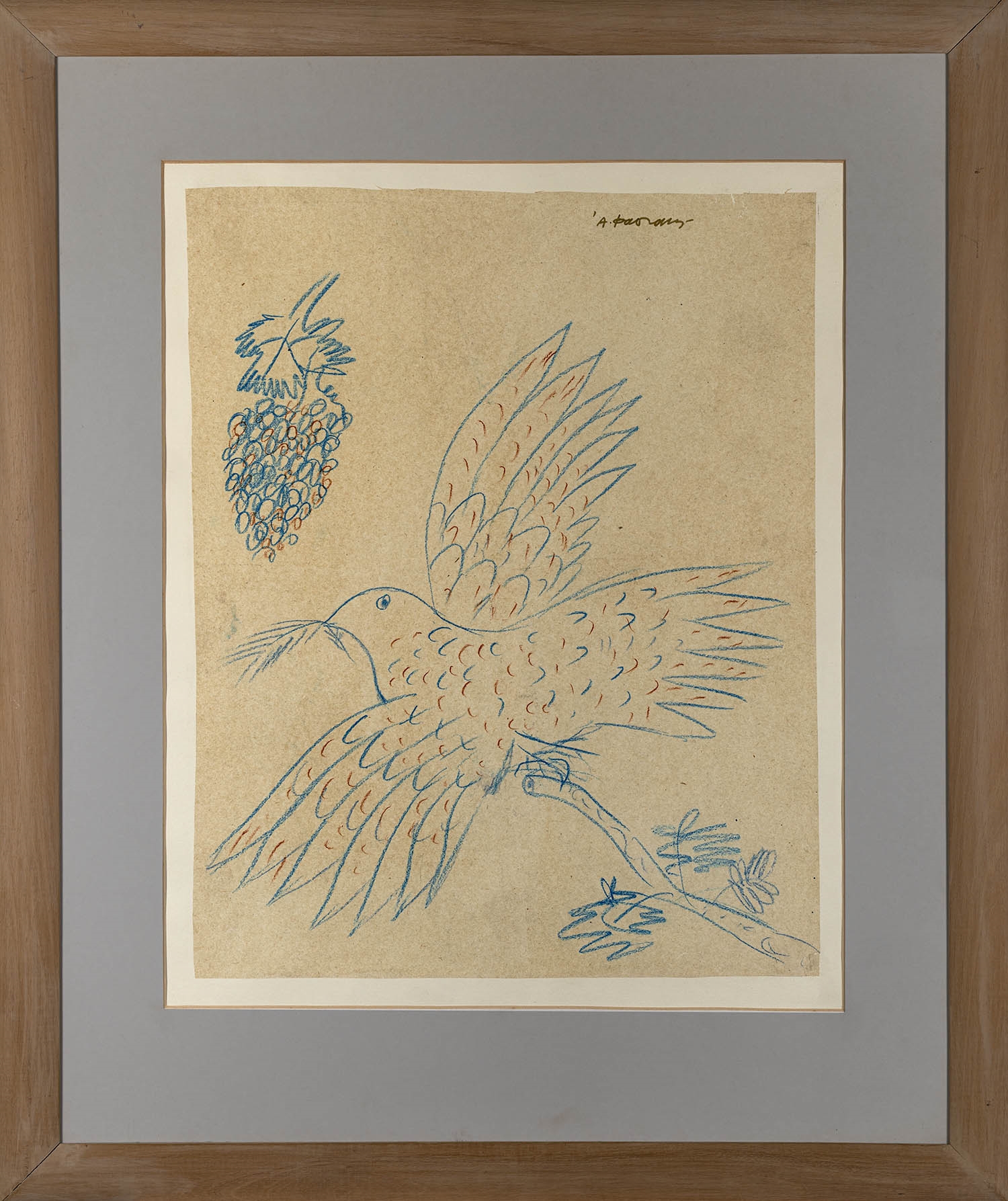 Alecos Fassianos | Blue bird | MutualArt