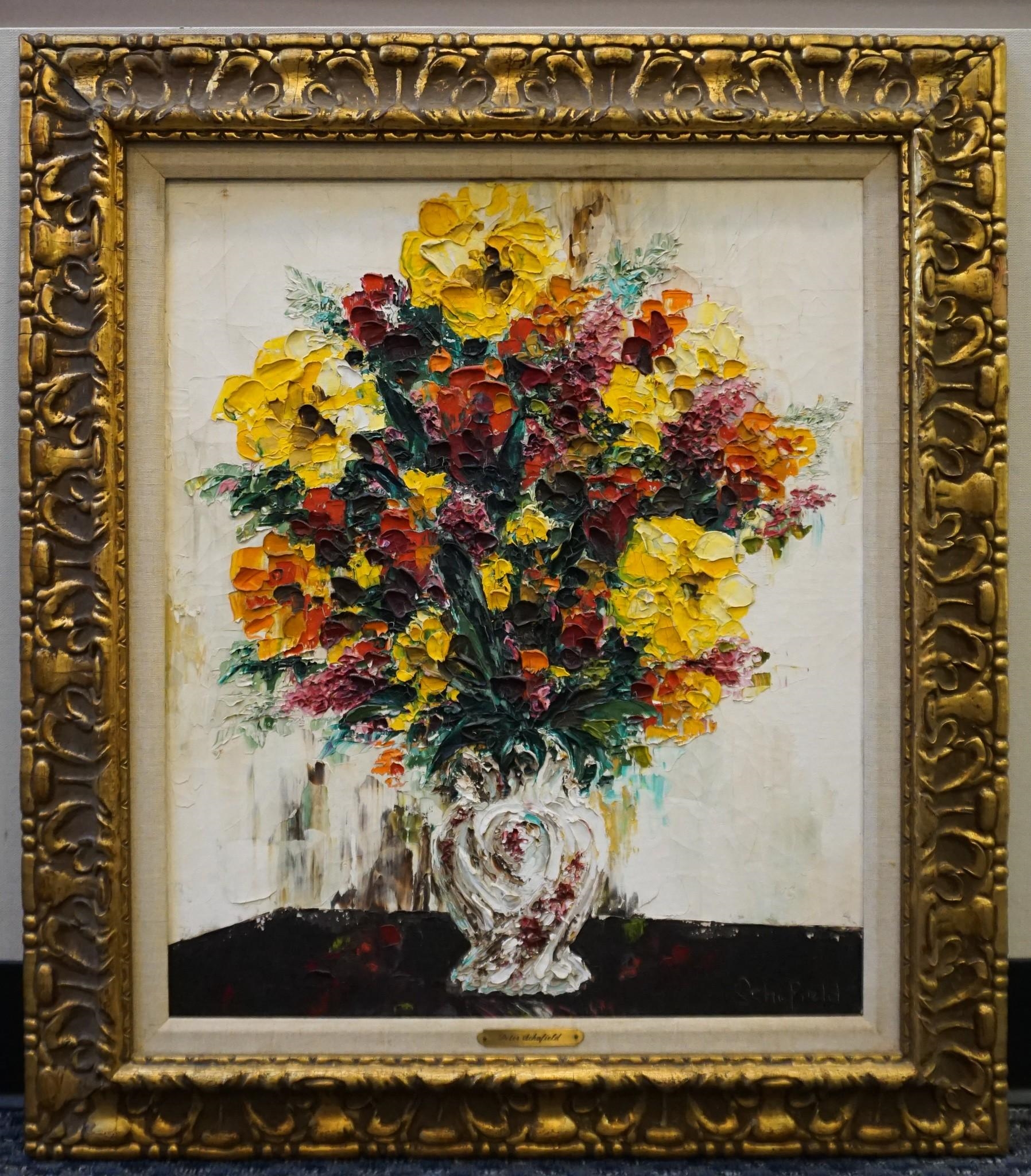 Peter Schofield | Still Life of Vase of Flowers | MutualArt