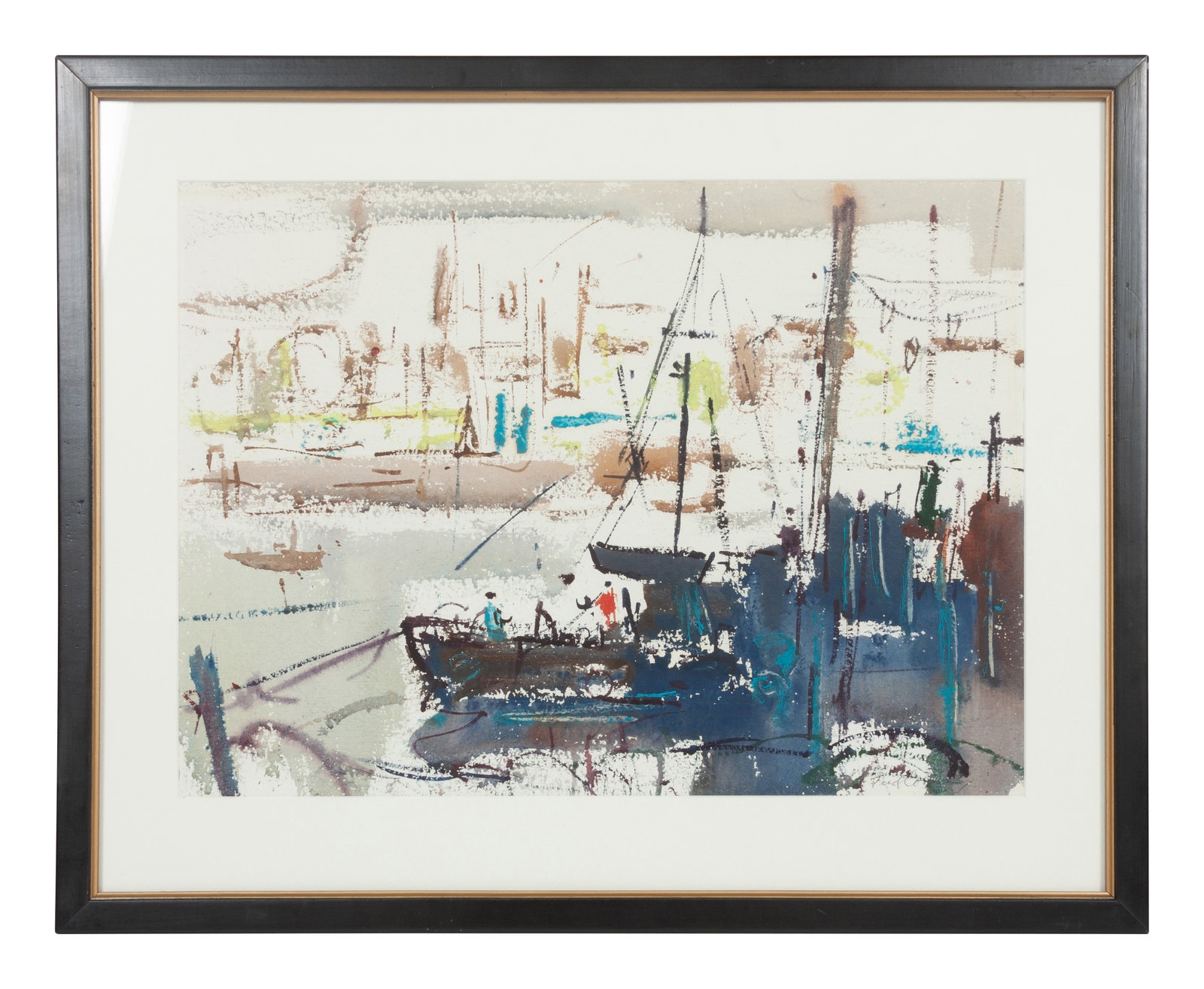 Fred Conway | Harbor Scene | MutualArt