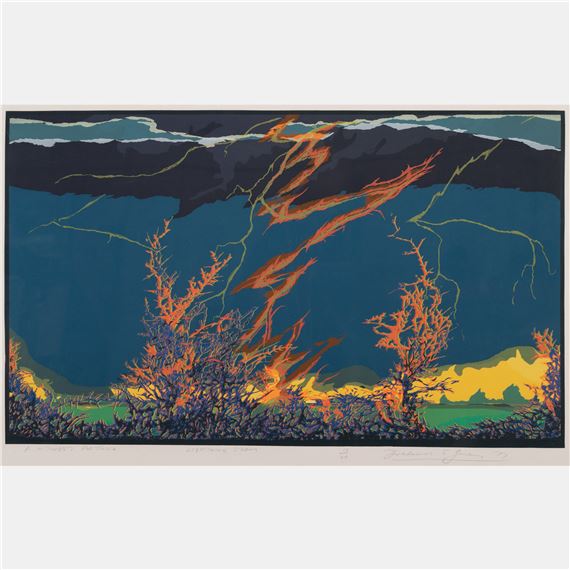 Frederick D. Jones | Lightning Storm (from A Midwest Portfolio) (1977 ...