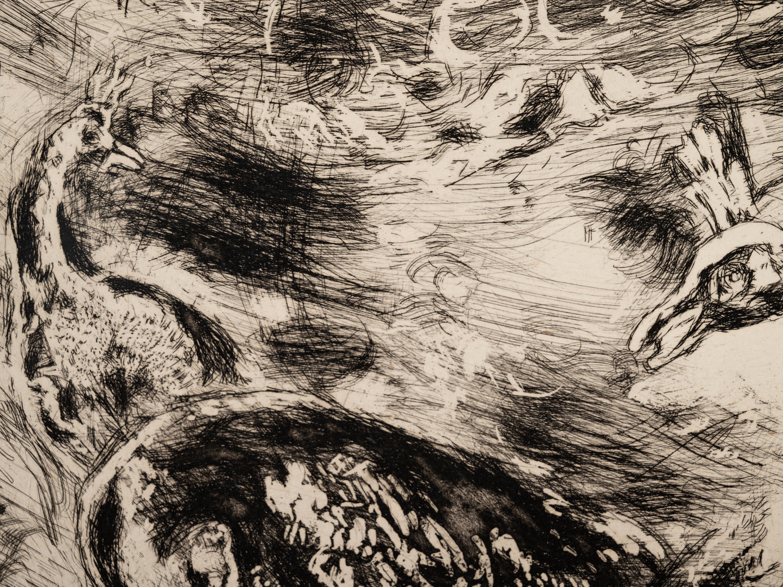 Marc Chagall | The Feather of the Peacock from Fables de la Fontaine ...