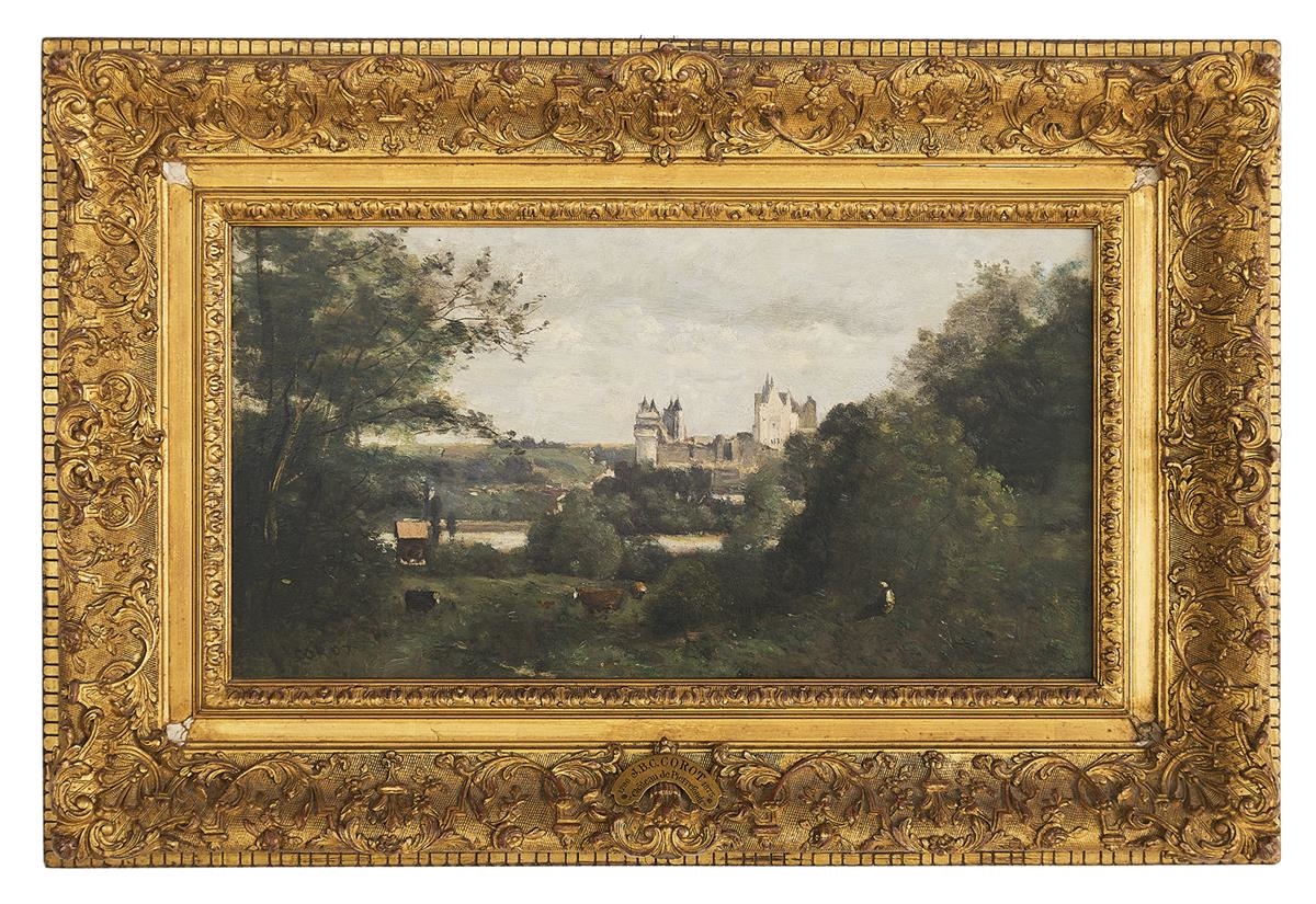 Jean Baptiste Camille Corot | Les Ruins du Chateau de Pierrefonds ...