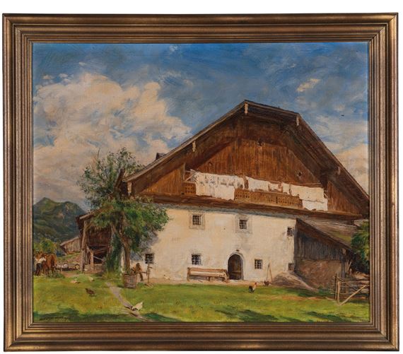 Adolf Helmberger | Salzburger Bauernhaus (1942) | MutualArt