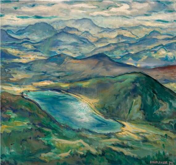 Richard Harlfinger | Lake Erlafsee in Mariazell (1927) | MutualArt