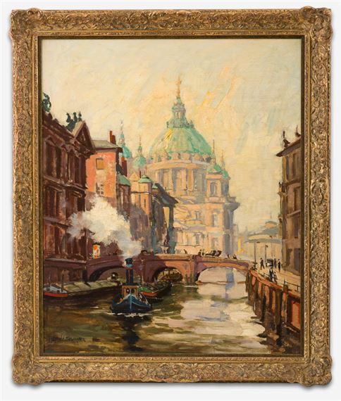 Georg Lehmann-Fahrwasser | Berliner Dom und Kurfürstenbrücke, von ...