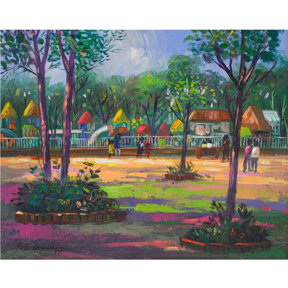 Fernando Sena | Pasyalan sa QC Circle I (2017) | MutualArt