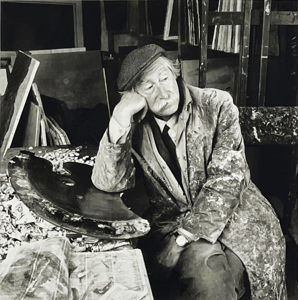 Nicholas Sinclair | Photograph of Sir Kyffin Williams RA in his studio ...