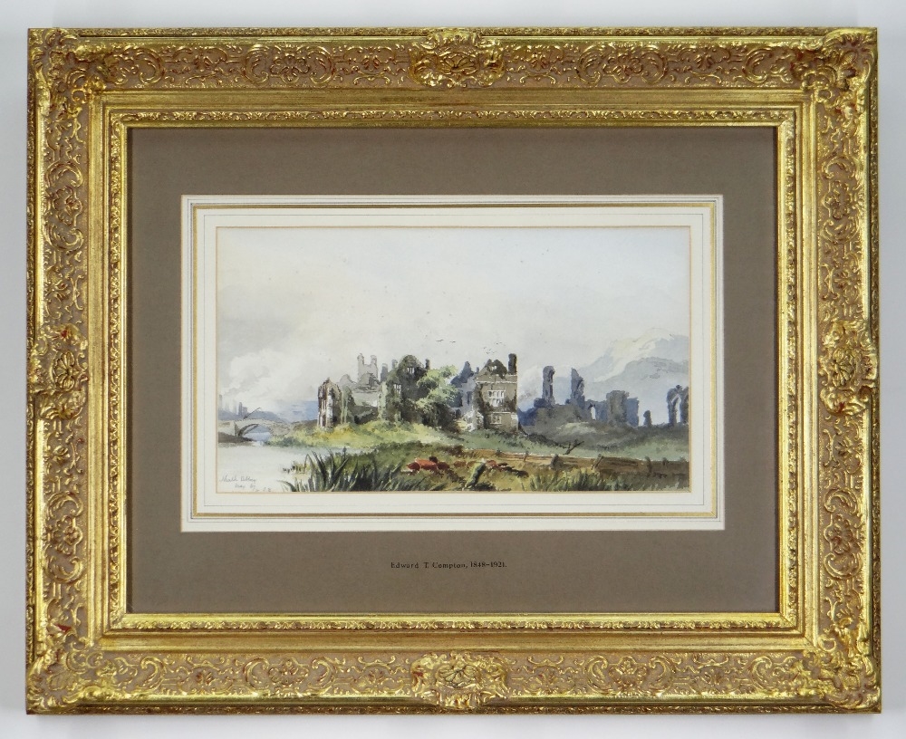 Edward Theodore Compton | Landscape with ruins | MutualArt