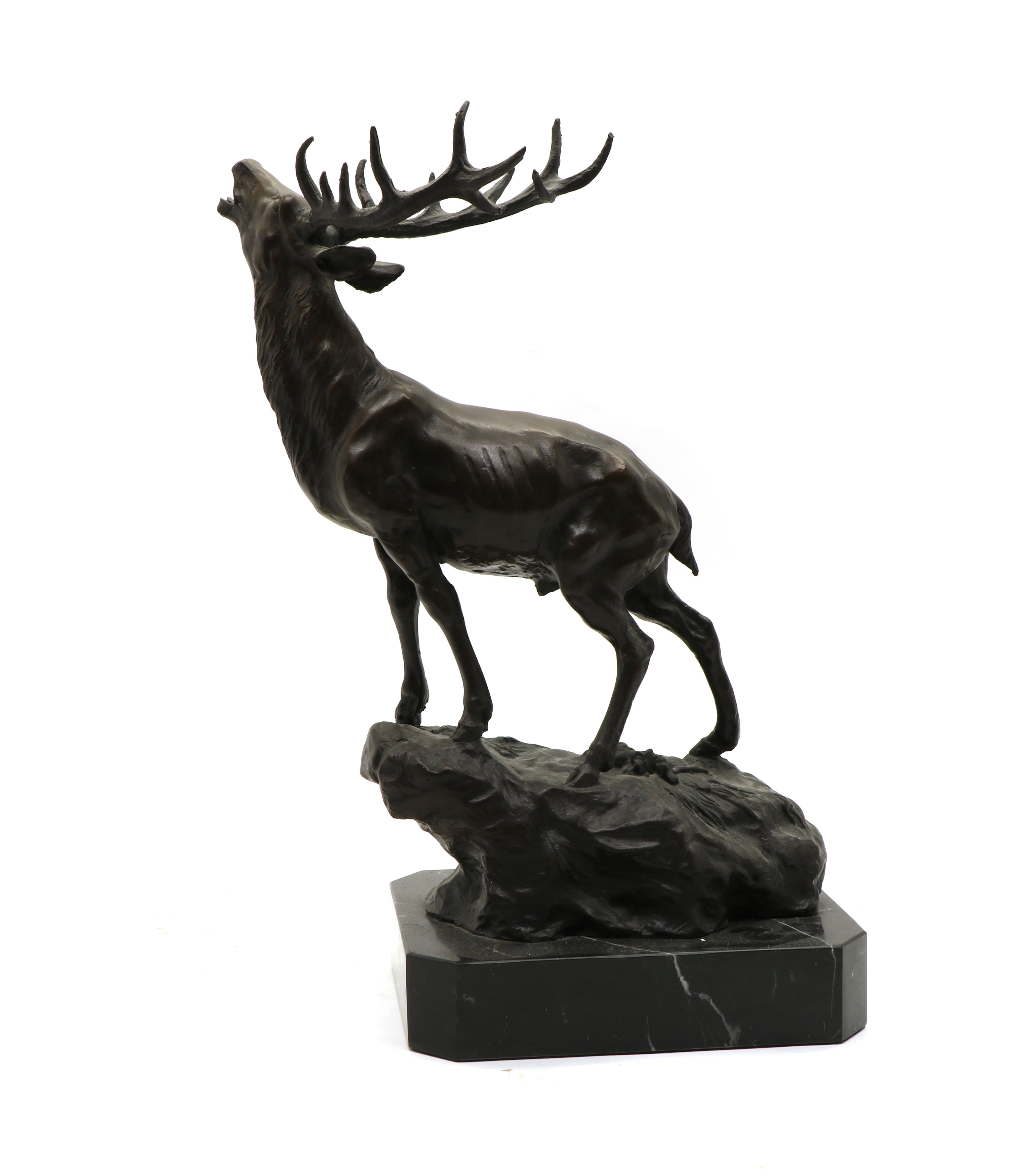 Pierre-Jules Mene | a bronze animalier of a stag | MutualArt