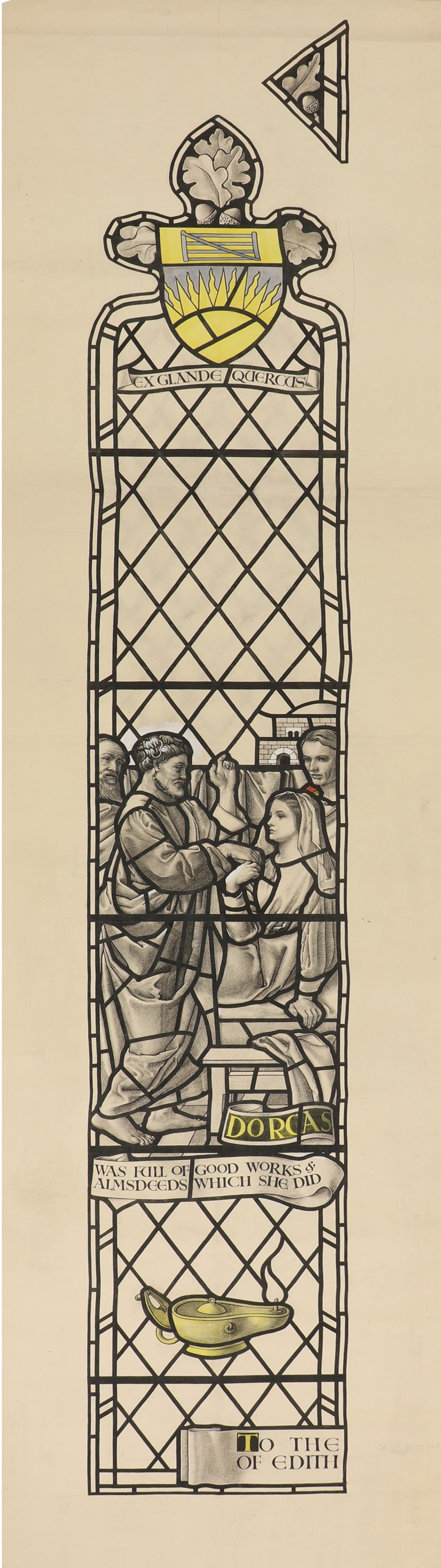 Henry J. Hunt | Designs for a stained glass window scheme | MutualArt
