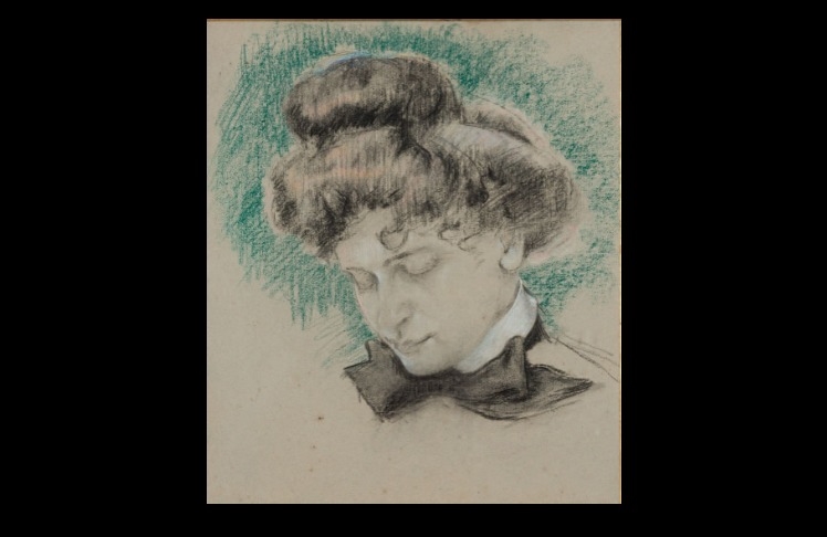 Ernest Rouart | Femme au col blanc | MutualArt