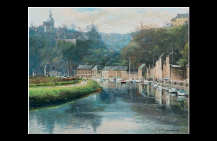 Philippe Girardot | Dinan, voiliers sur la Rance | MutualArt