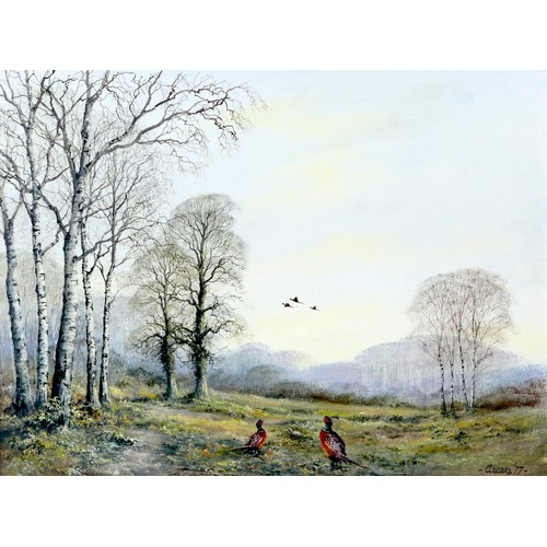 John Caesar Smith | An English country scene with pheasants and ...