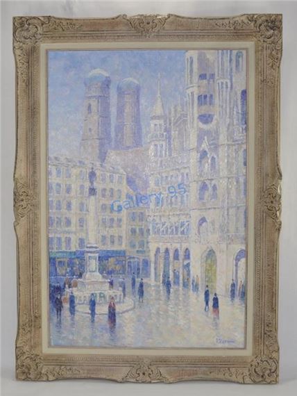 Gail Sherman Corbett | A Parisian street scene | MutualArt