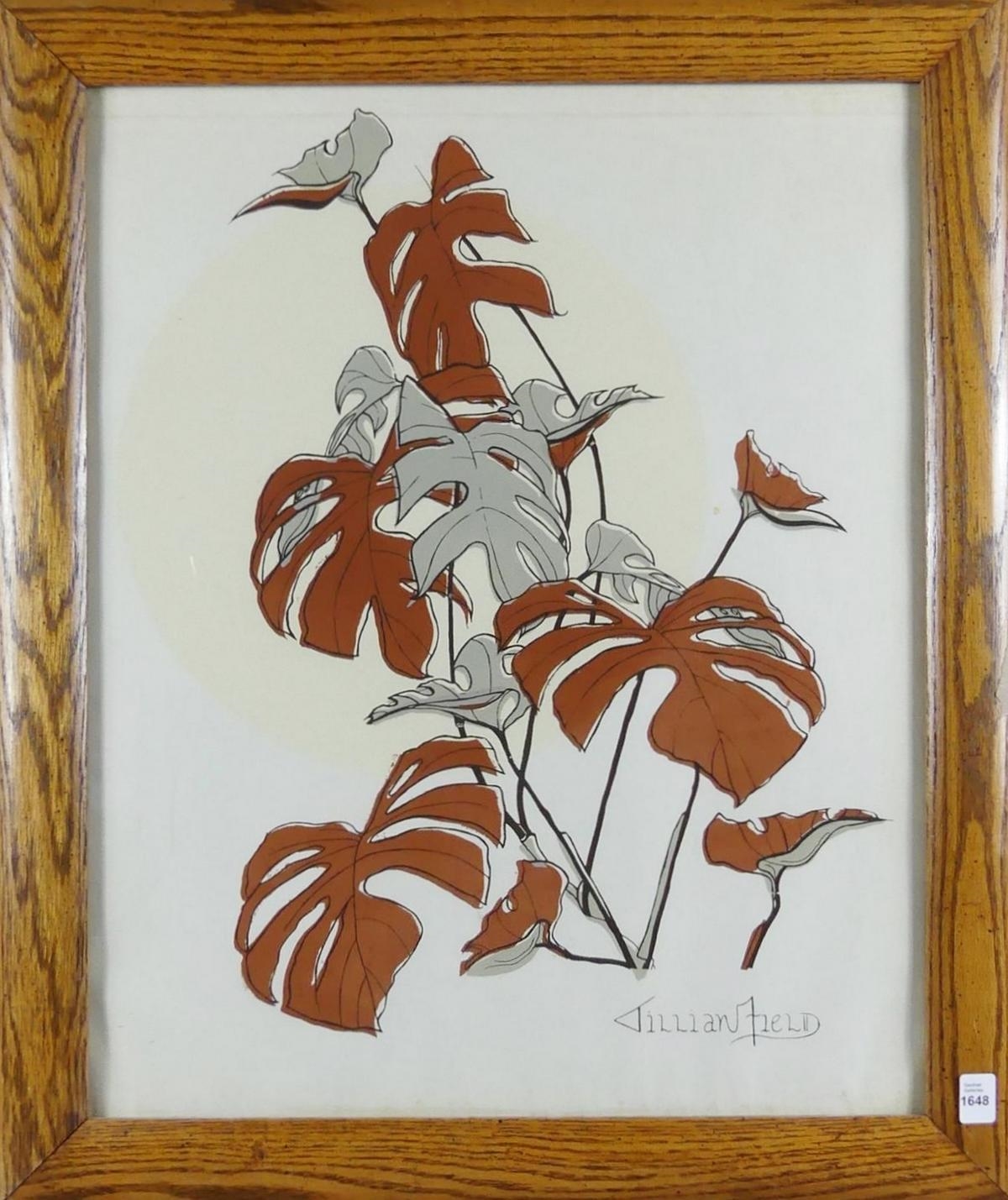 JILLIAN FIELD | Serigraph illustration print in colours | MutualArt