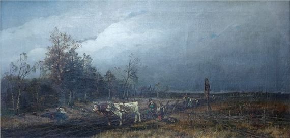 Conrad Wimmer | Bauernfamilie bei der Feldbestellung in ...