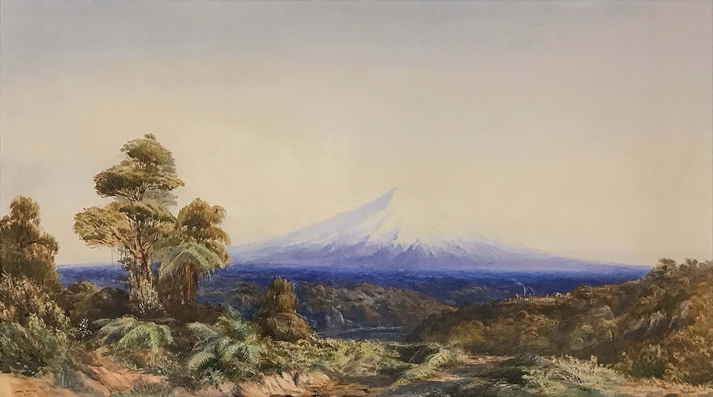 John Gully | Mount Taranaki (1868) | MutualArt