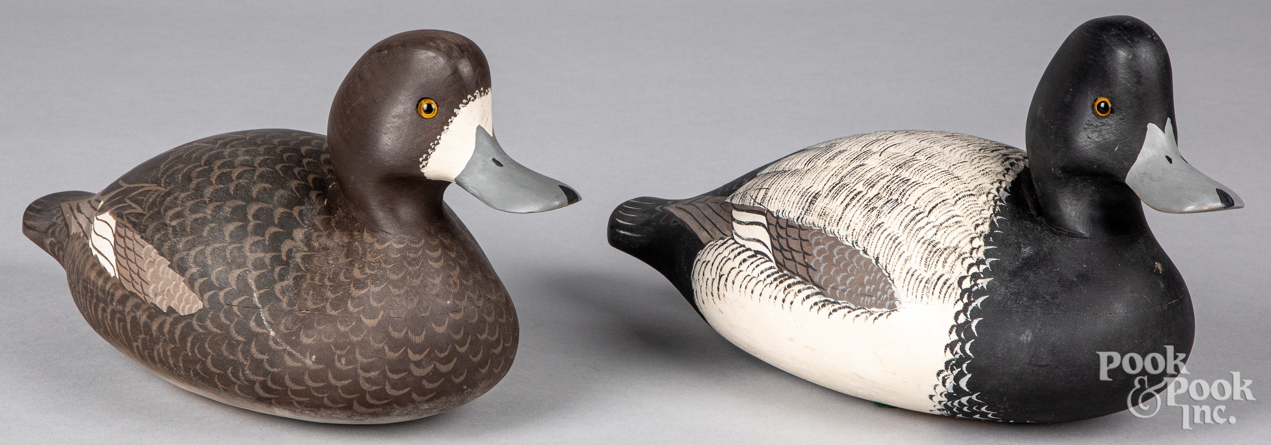 Harry Ross | Carved and painted brant duck decoy | MutualArt
