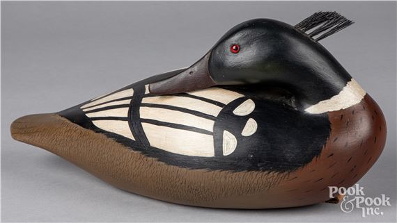 Clarence Fennimore | Carved and painted decoy | MutualArt