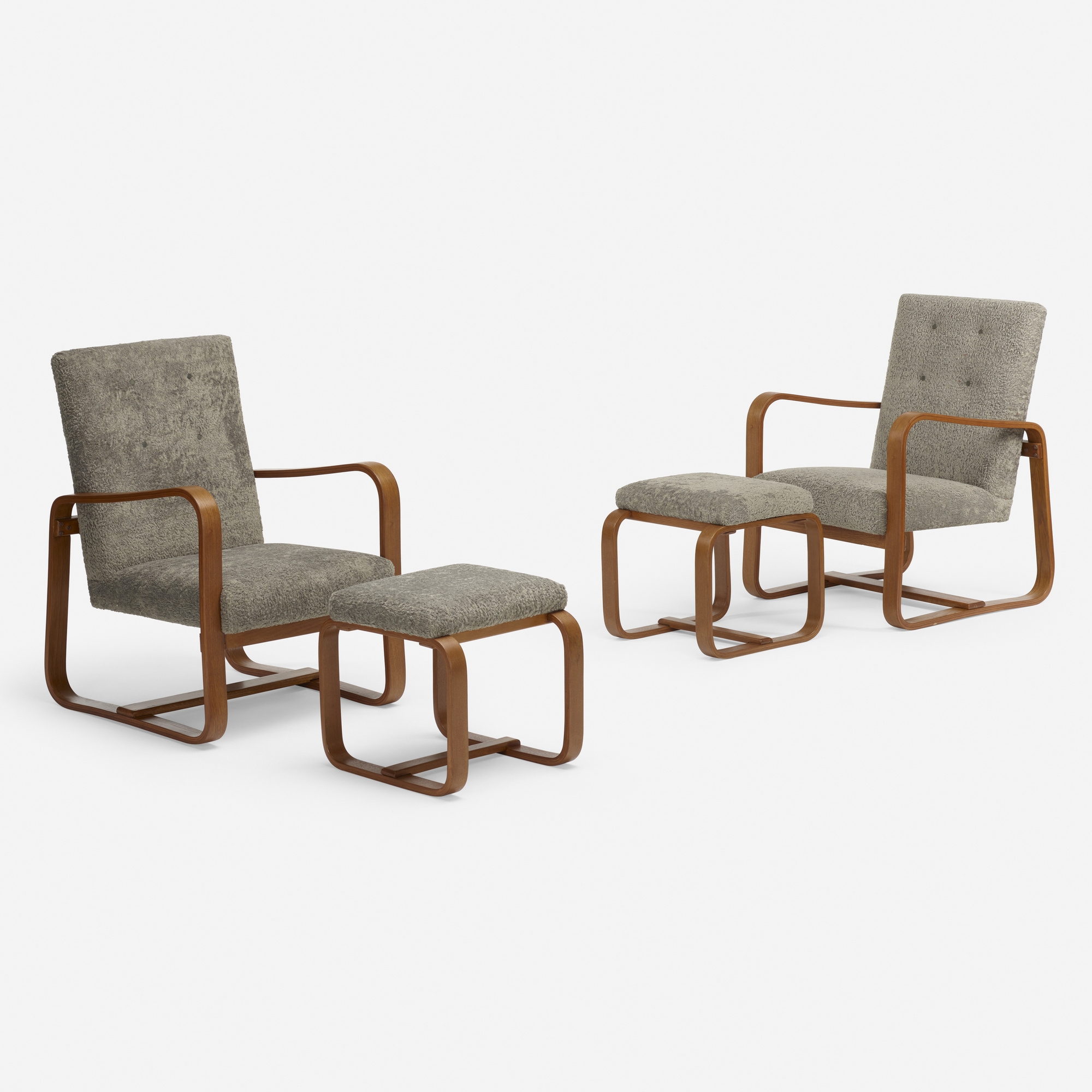 Giuseppe Pagano | Lounge chairs and ottomans for Bocconi University ...