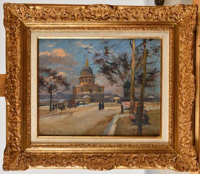 Jules Ernest Renoux | Les Invalides Oil | MutualArt