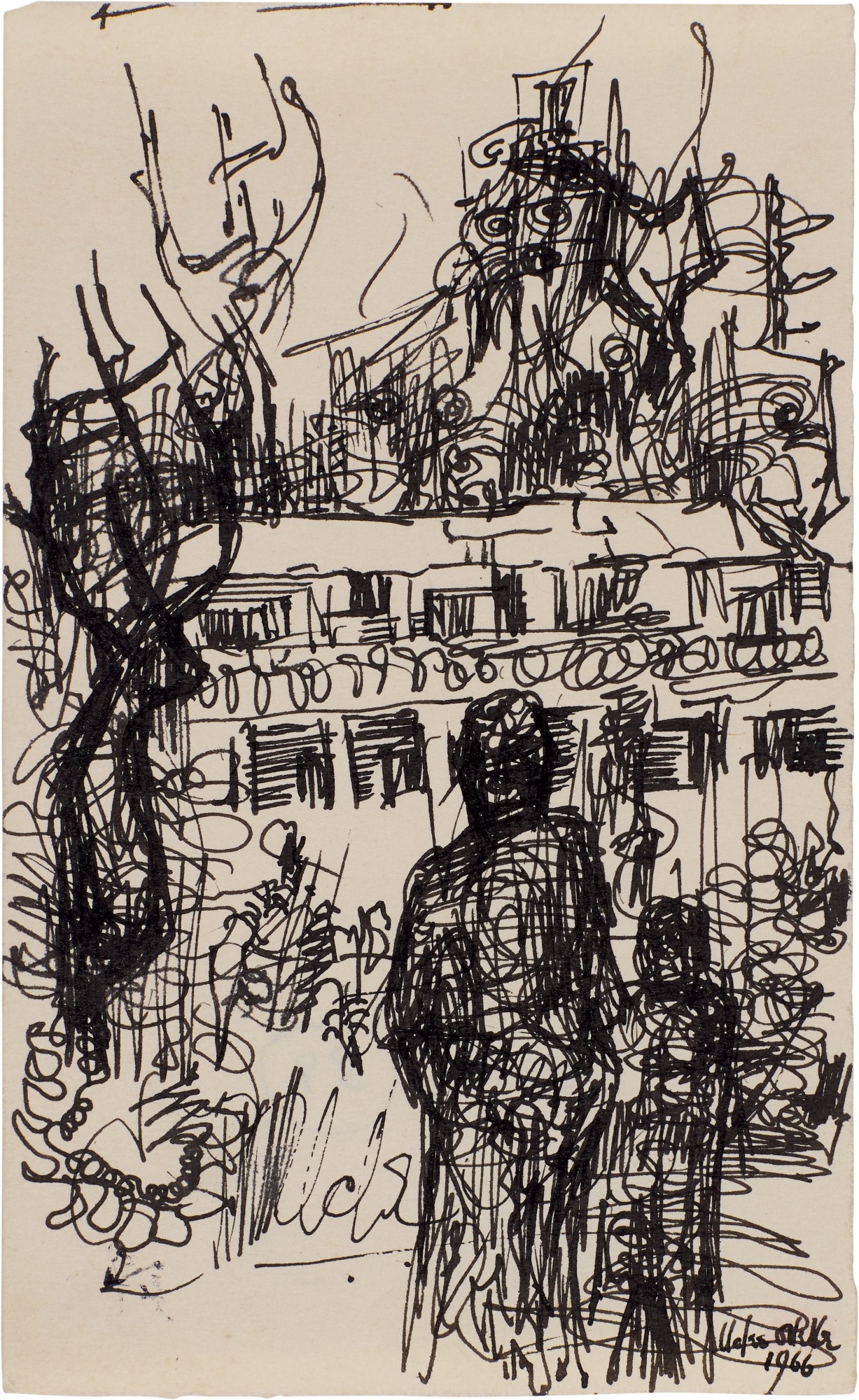 Uche Okeke | Egbenuoba, A Collection of Five Drawings | MutualArt