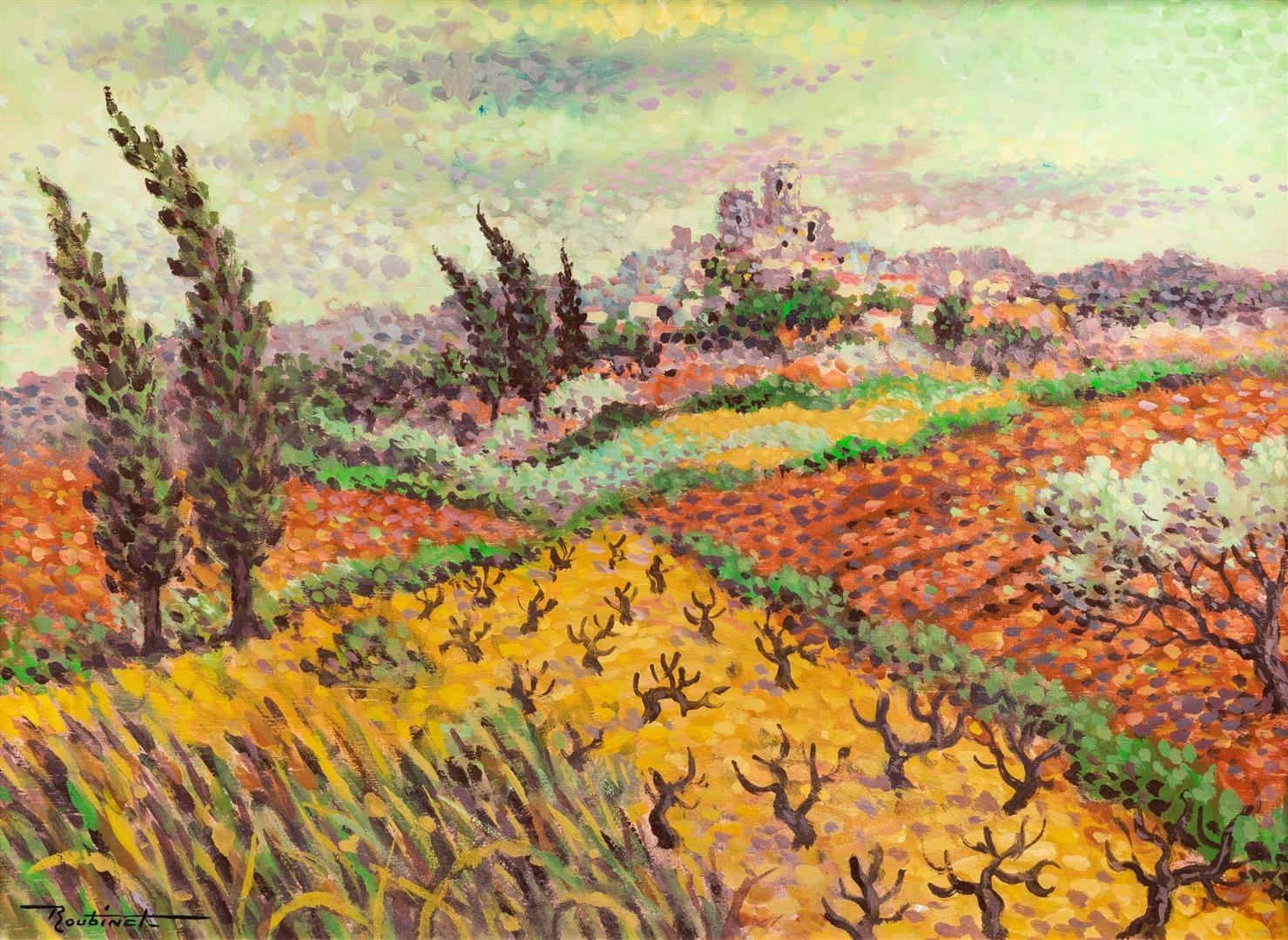 Piet Zwiers | Frans landschap | MutualArt