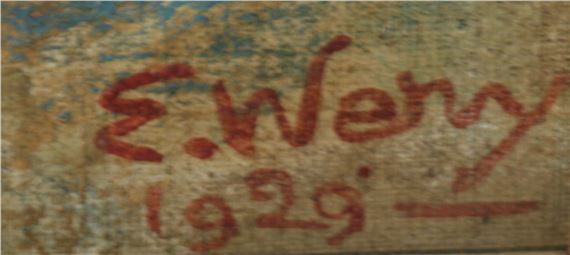 Emile Wery | Portrait of a Child (1929) | MutualArt