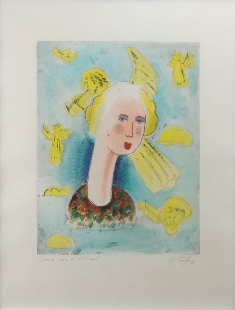 Heinz Zolper | Dame mit Himmel (1973 - 1991) | MutualArt