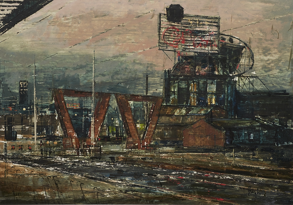 Charles Bush | Construction at Bennelong - Night and the City | MutualArt